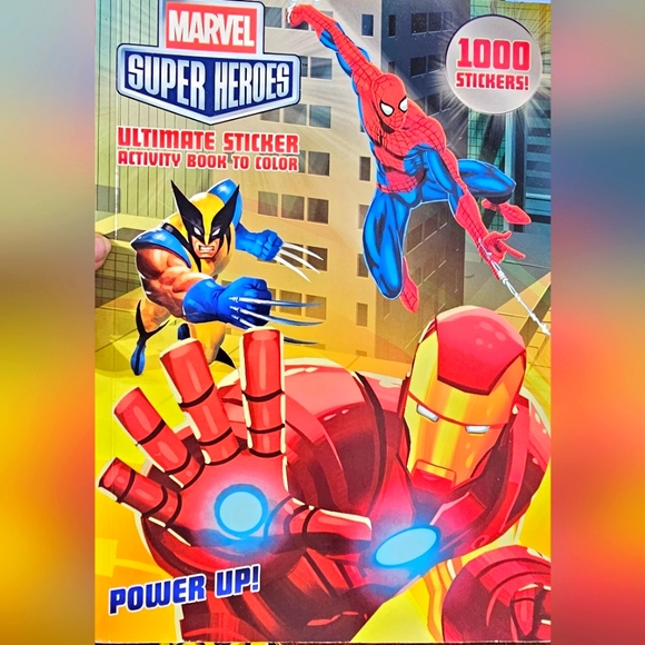 Marvel | Other | Nwot Marvel Stickeractivity Book | Poshmark
